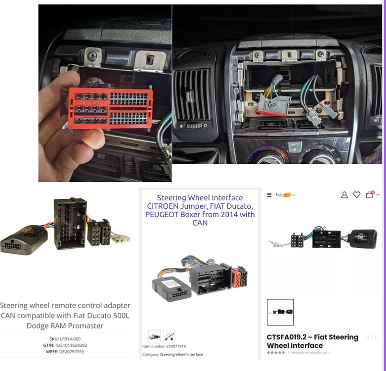 Head unit Adapter For my Fiat Ducato 2020 - Questions & Recommendations ...